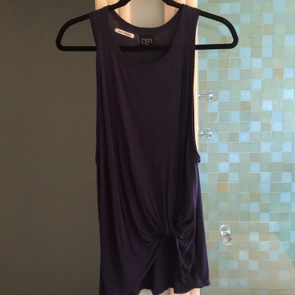 DYI | Tops | Dyi Knot So Fast Tank Top In Midnight Navy Comfy | Poshmark